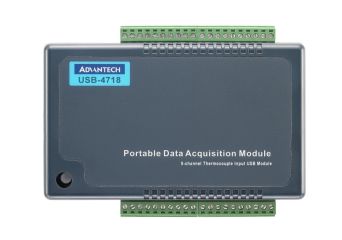 USB-4718 Advantech - 8-ch Thermocouple Input USB Module with 8-ch Isolated Digital Input